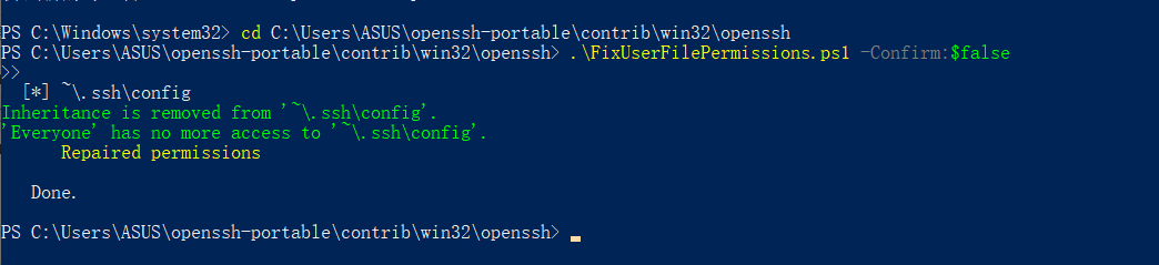 关于 Vscode 和 Powershell 均无法使用 Ssh 连接远程服务器的问题